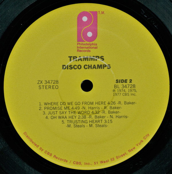 Trammps - Disco Champs | Philadelphia International Records (ZX 34728 ...