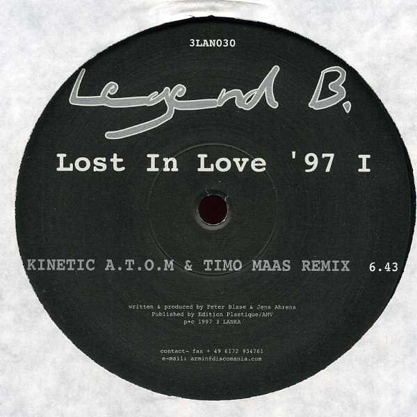Legend B. - Lost In Love '97 I | 3 Lanka (3LAN030) - XTCR | Vinyl ...