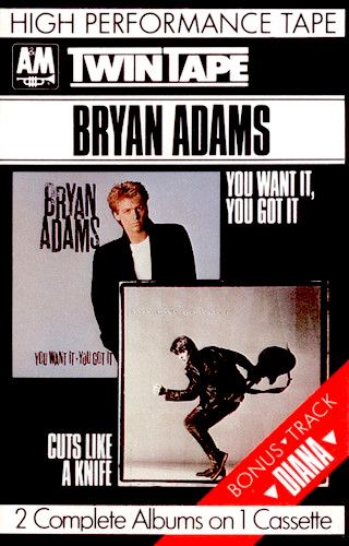 Bryan Adams - You Want It, You Got It / Cuts Like A Knife | A&M Records ...