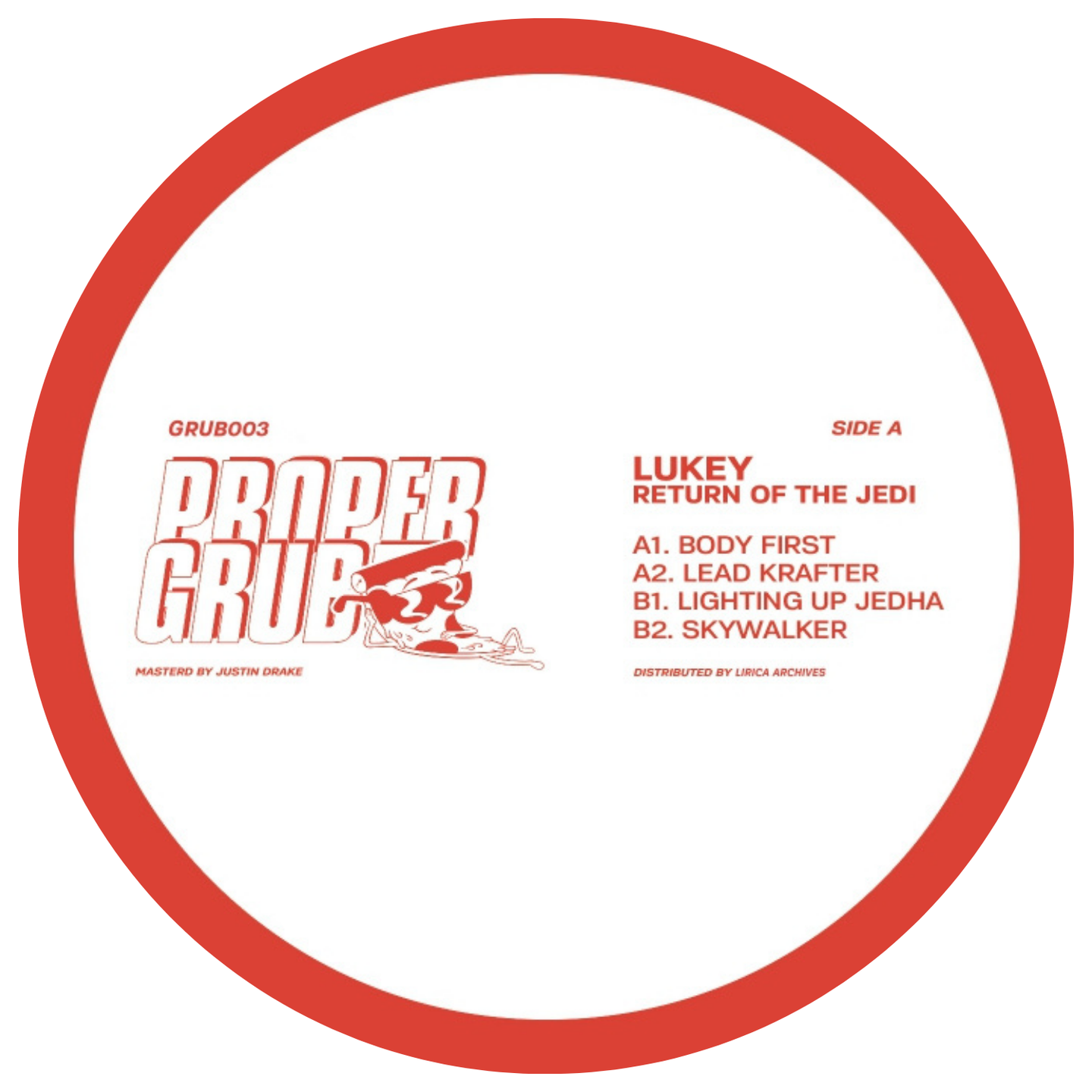 Lukey - Return Of The Jedi | Proper Grub (GRUB003) - Carpet & Snares ...