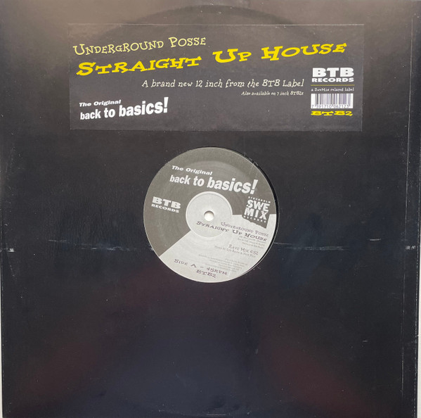 Underground Posse - Straight Up House | BTB Records (BTB 2) - Hidden Sounds