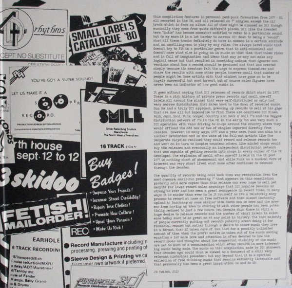 Various - [Cease & Desist] DIY (Cult Classics From The Post-Punk Era ...