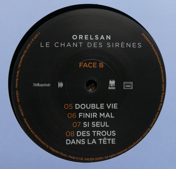 Orelsan - Le Chant Des Sirènes | Wagram Music (3363426)