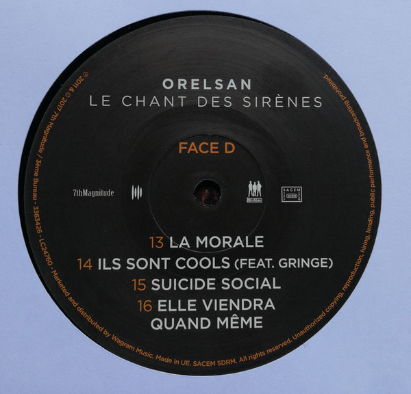 Orelsan - Le Chant Des Sirènes | Wagram Music (3363426)