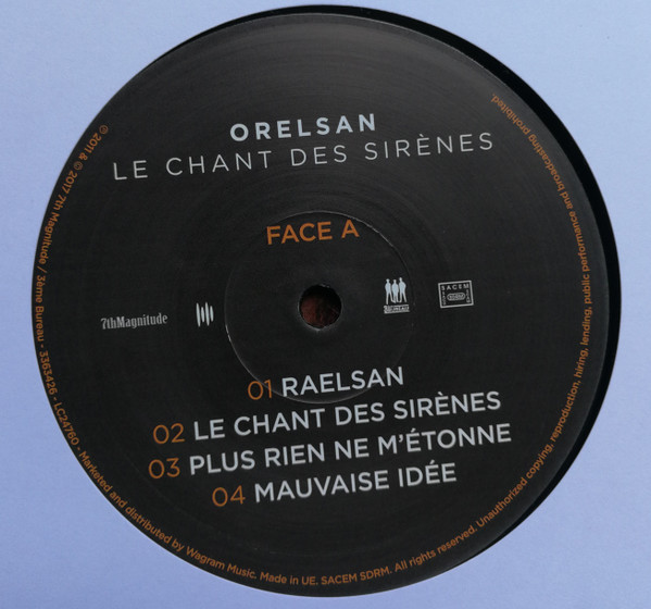 Orelsan - Le Chant Des Sirènes | Wagram Music (3363426)