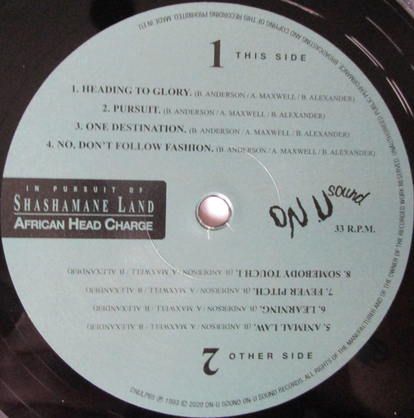 African Head Charge - In Pursuit Of Shashamane Land | On-U Sound ...