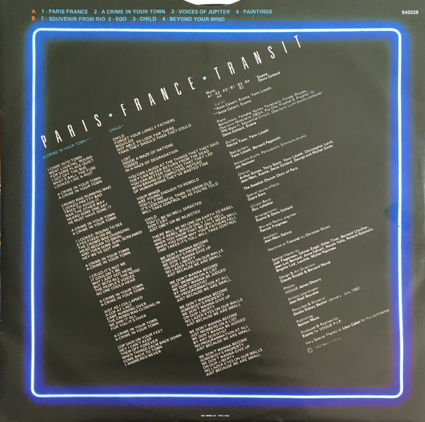 Paris France Transit - Paris France Transit | Vogue (540028)