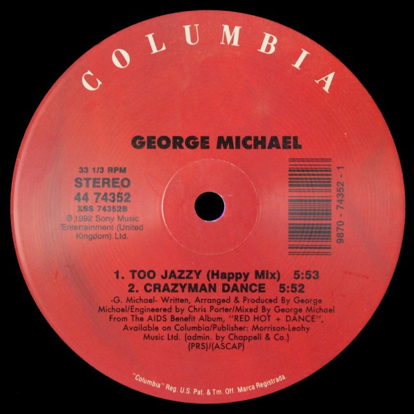 George Michael - Too Funky | Columbia (44 74352) - Dizonord