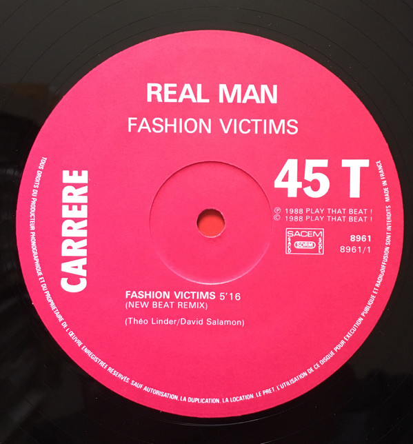 Real Man - Fashion Victims | Carrere (8961) - Dizonord