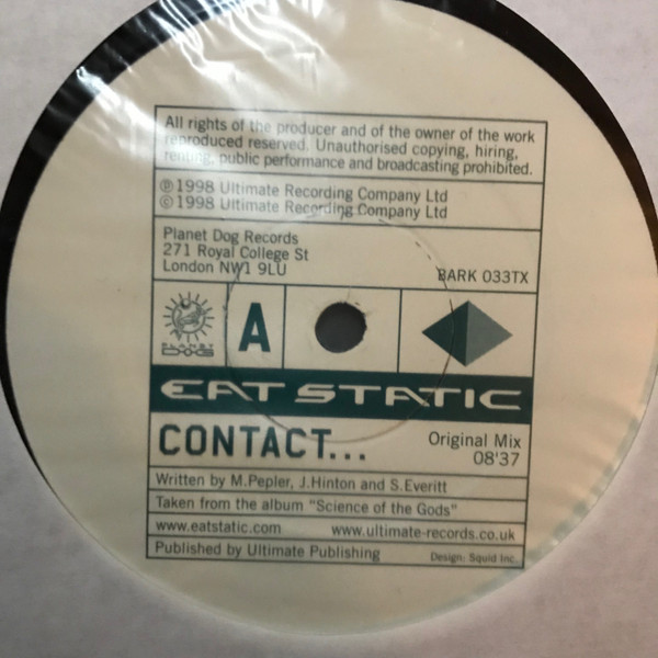 Eat Static - Contact... | Planet Dog (BARK 033TX) - Dizonord
