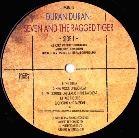 Duran Duran - Seven And The Ragged Tiger | EMI (1654541) - Dizonord