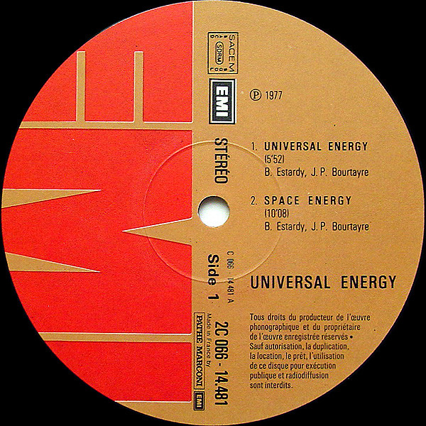 Universal Energy - Universal Energy | EMI (2C066-14481) - Dizonord