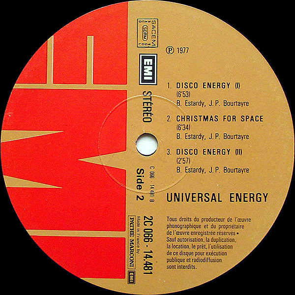 Universal Energy - Universal Energy | EMI (2C066-14481) - Dizonord